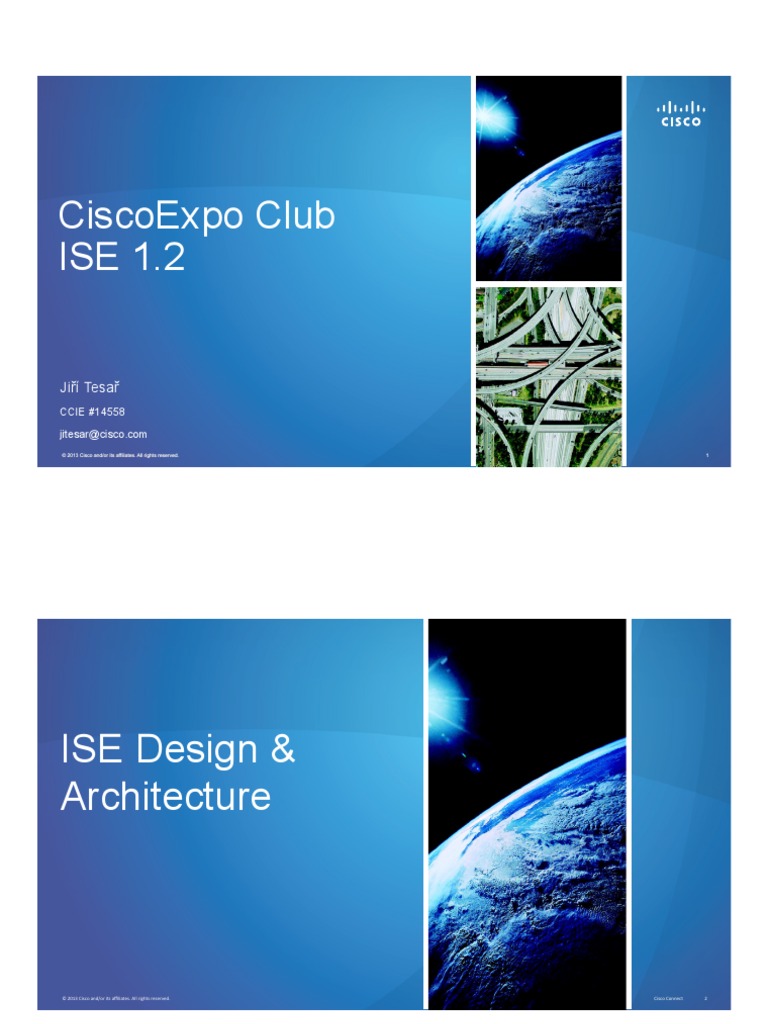 Cisco ISE Design and Architecture | PDF | Radius | Computer Network