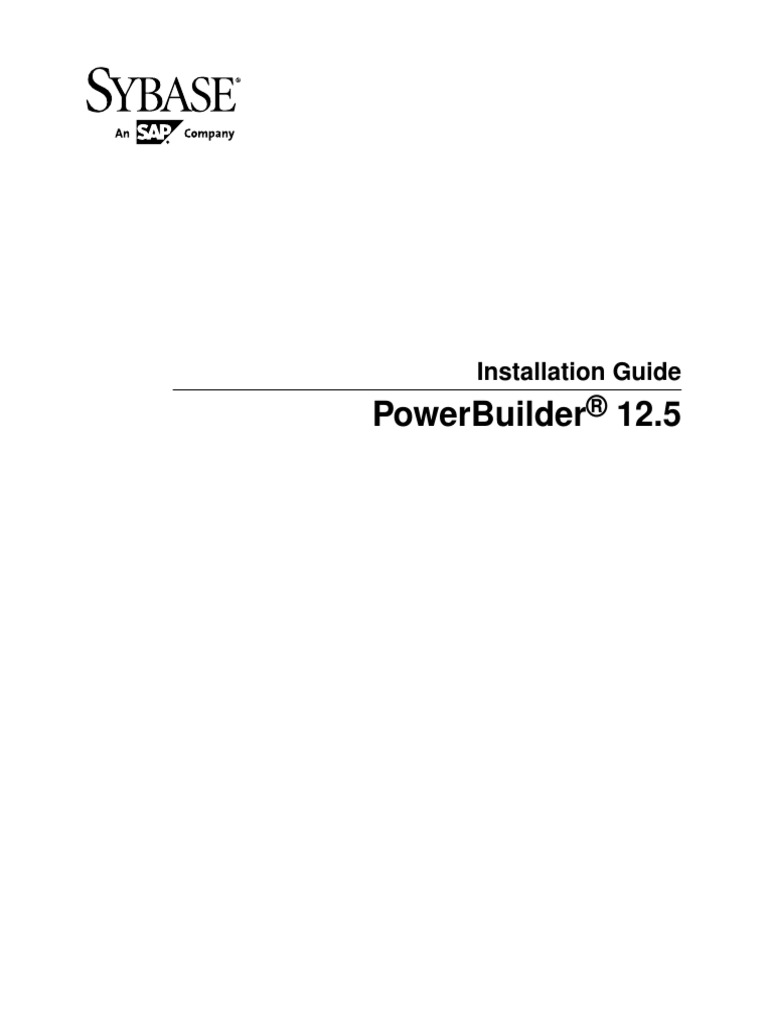 Powerbuilder 12.5: Installation Guide | PDF | I Pv6 | Installation ...