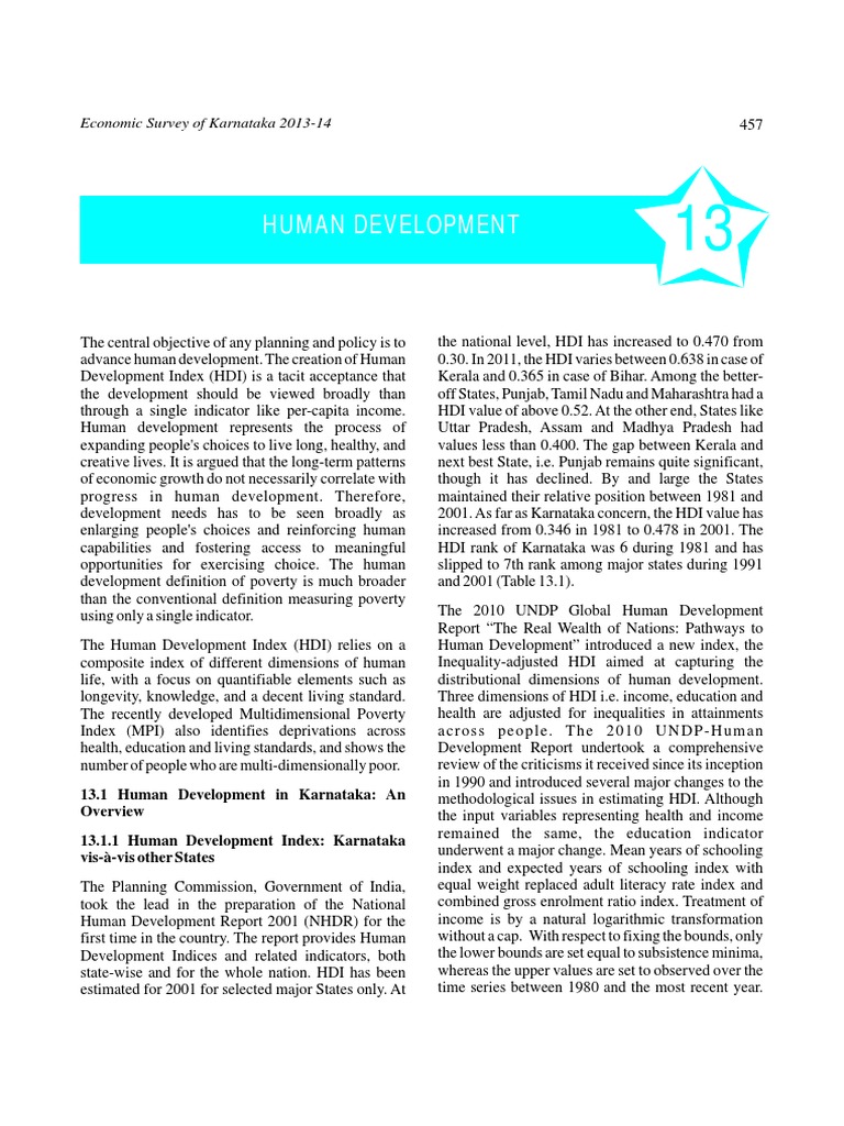 21 Human Development | PDF | Human Development Index | Human ...
