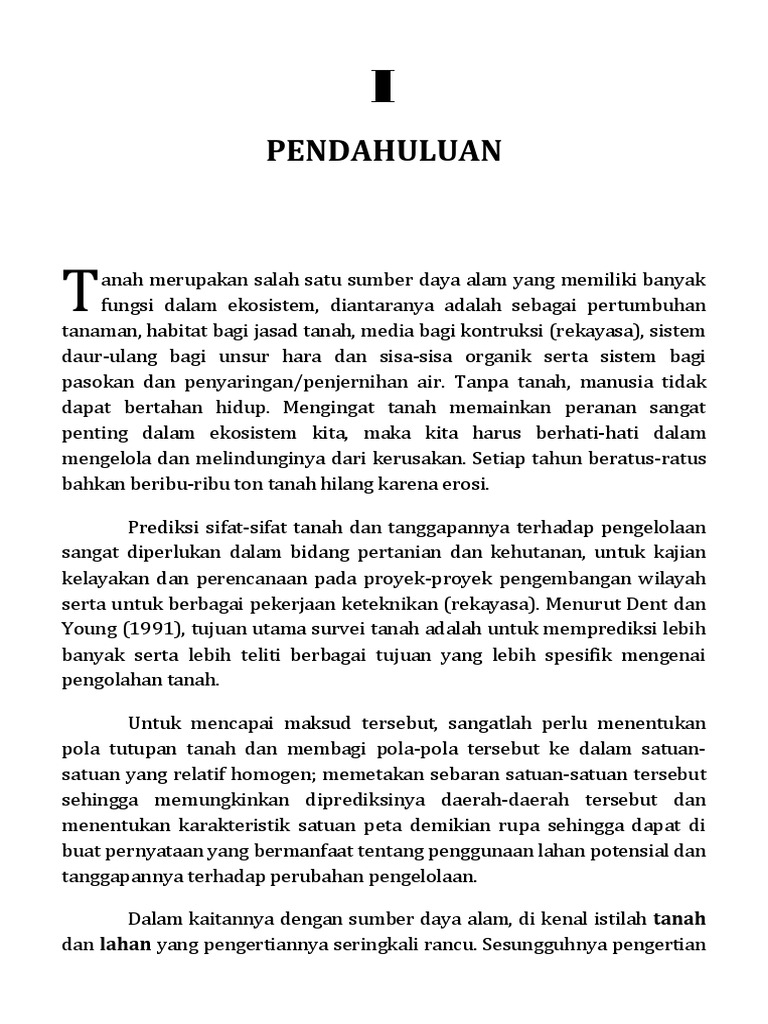 Metode Inventarisasi Sumber Daya Lahan