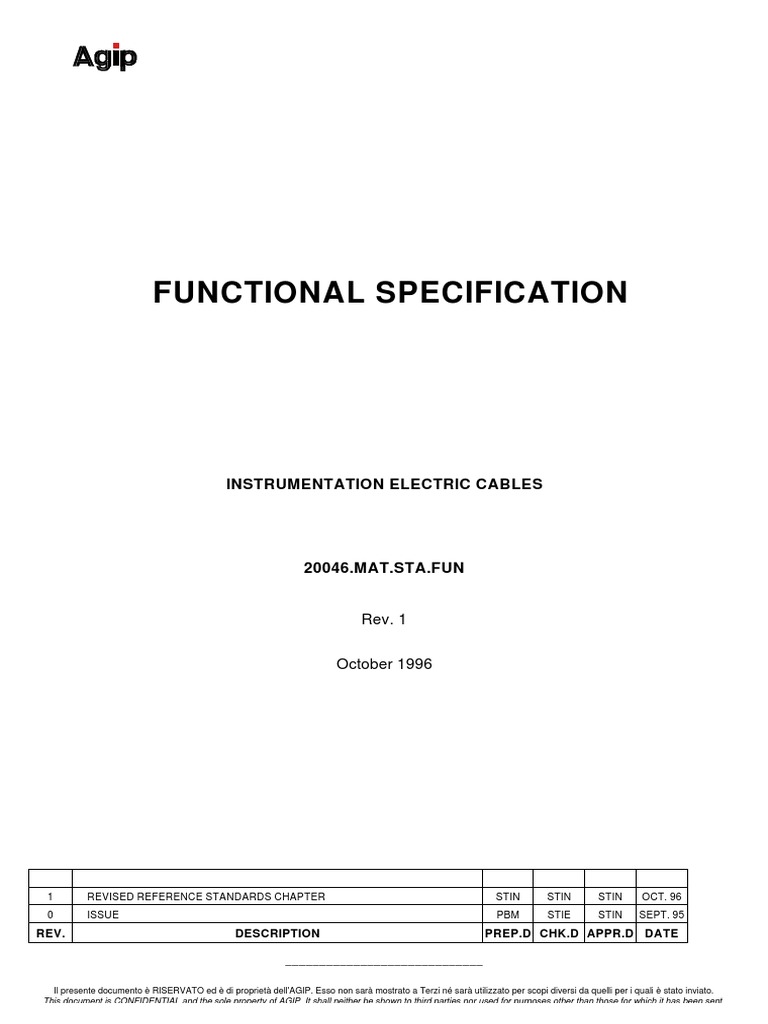 Instrumentation Cable Specification | PDF | Electrical Wiring | Cable