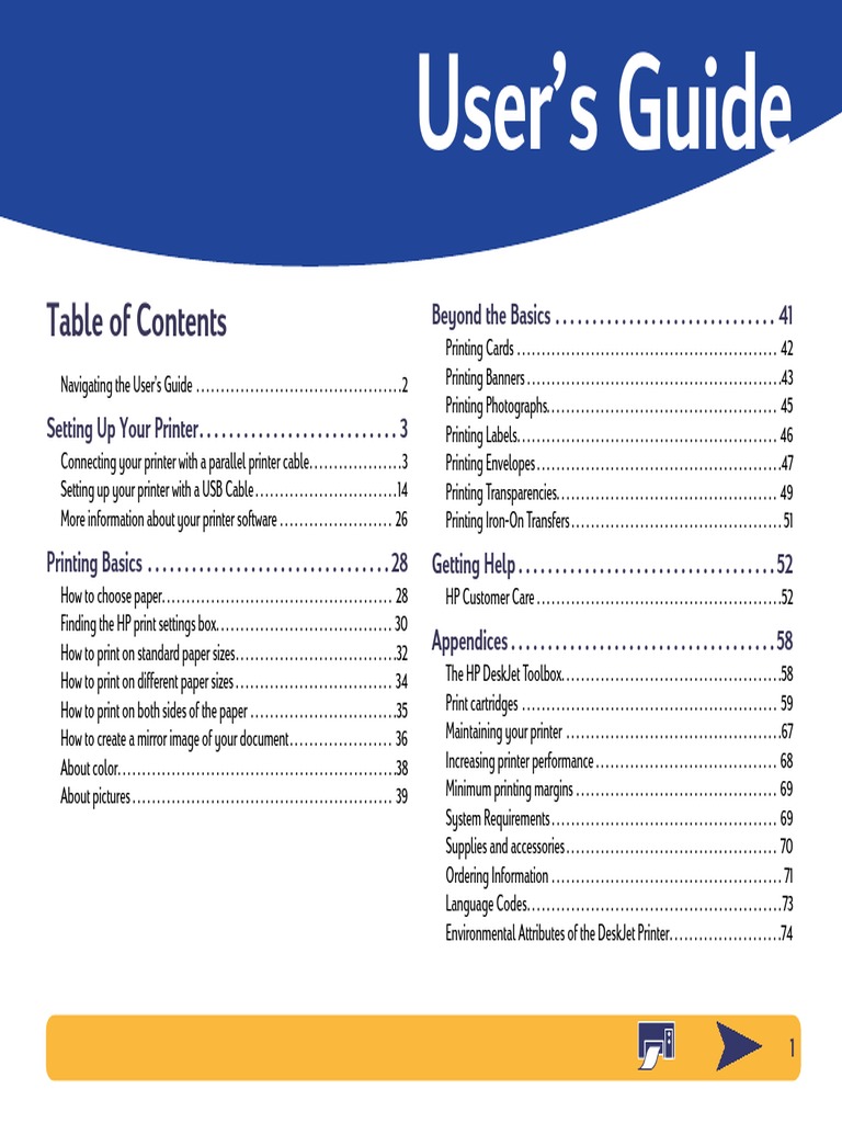 HP 840C User Guide Page | PDF | Usb | Device Driver