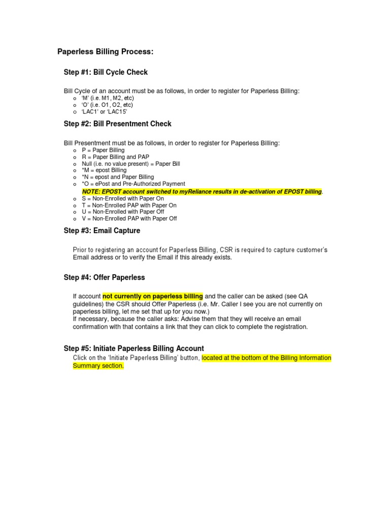 Paperless+Billing+Process | Mail | Email