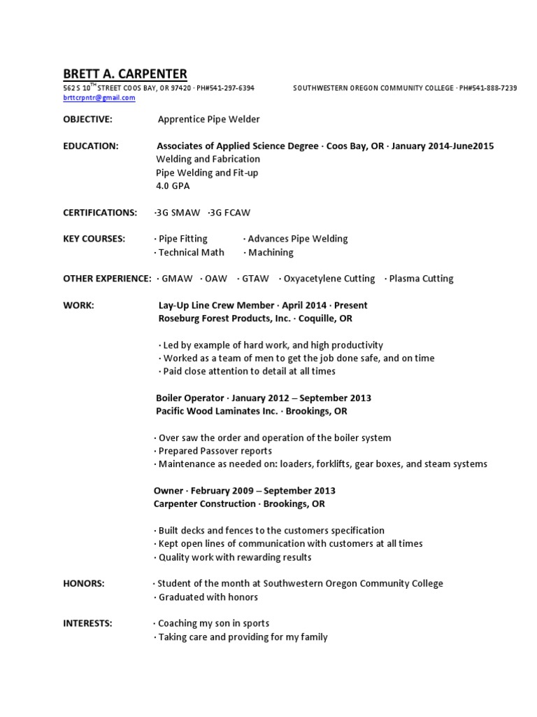 Brett Resume | PDF | Industries | Mechanical Engineering