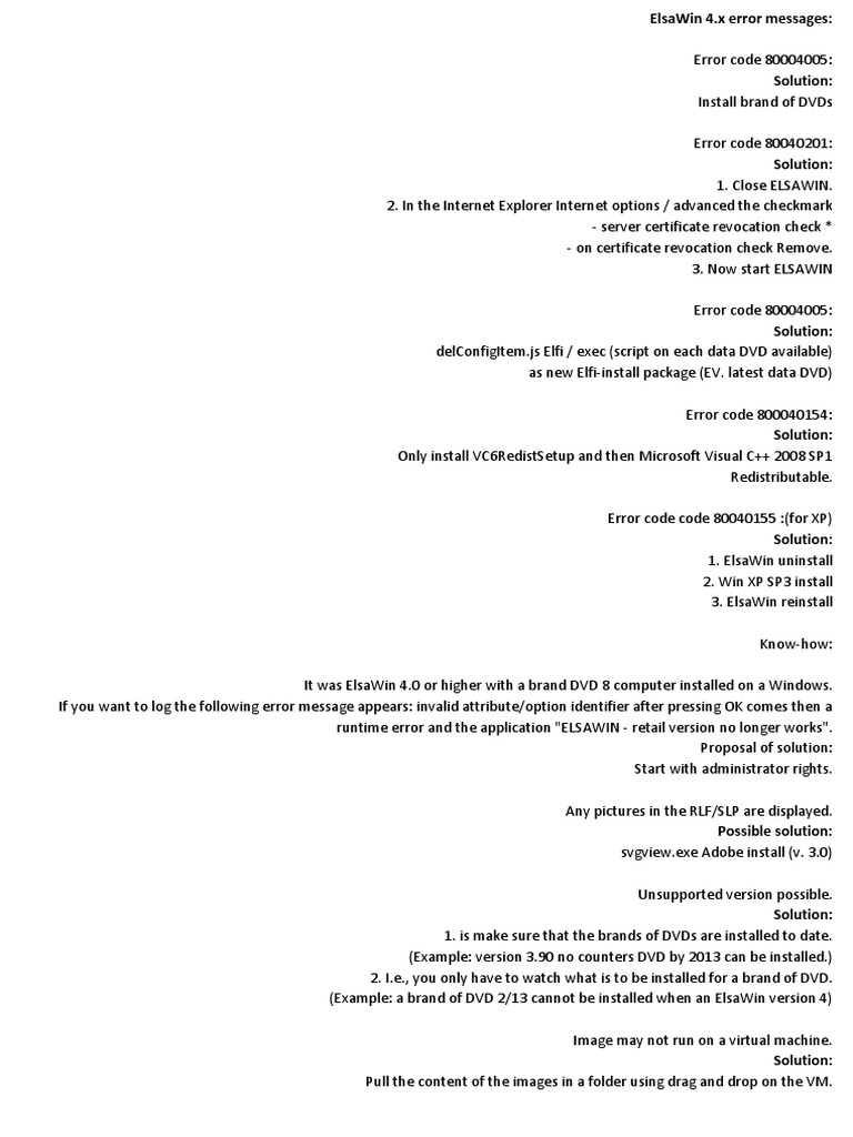 ElsaWin 4 | PDF | 64 Bit Computing | Microsoft Windows