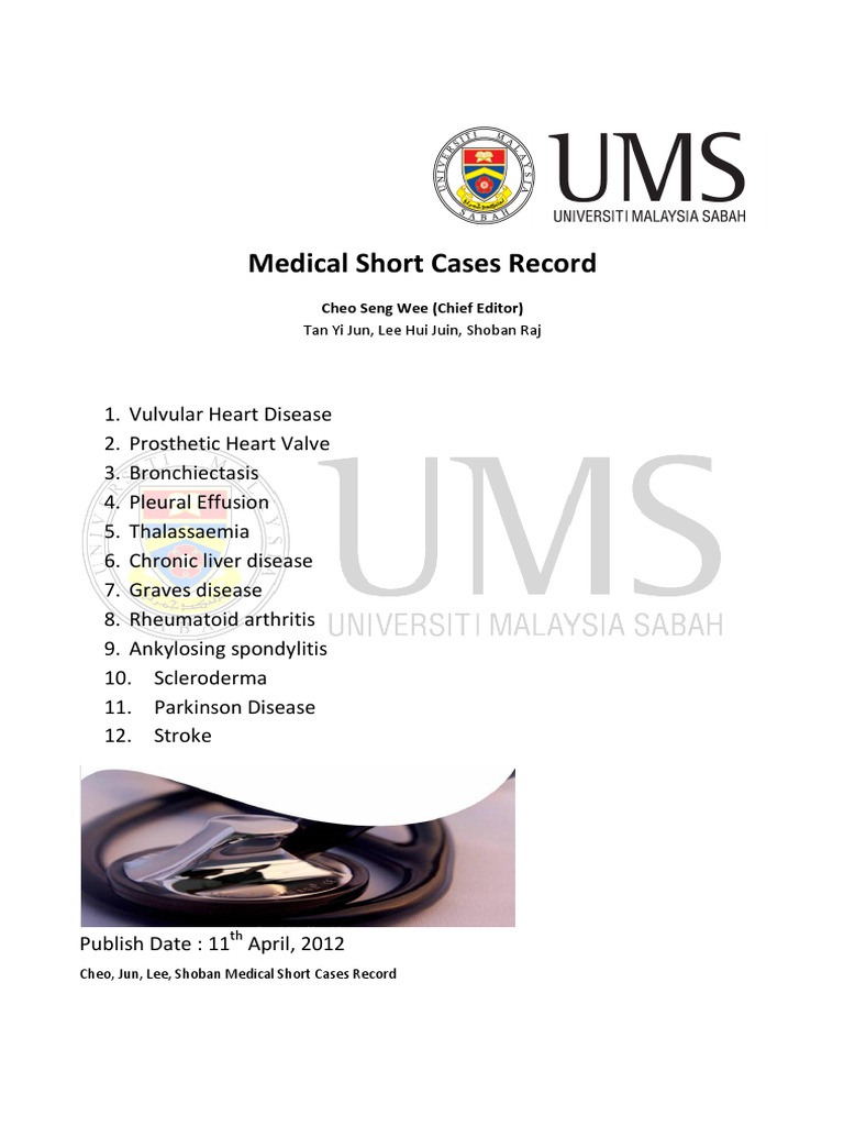UMS Medical Short Cases Records 1st Edition | Liver