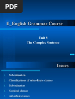 Week 7 The Simple Sentence | PDF | Subject (Grammar) | Clause