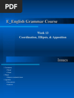 Week 7 The Simple Sentence | PDF | Subject (Grammar) | Clause