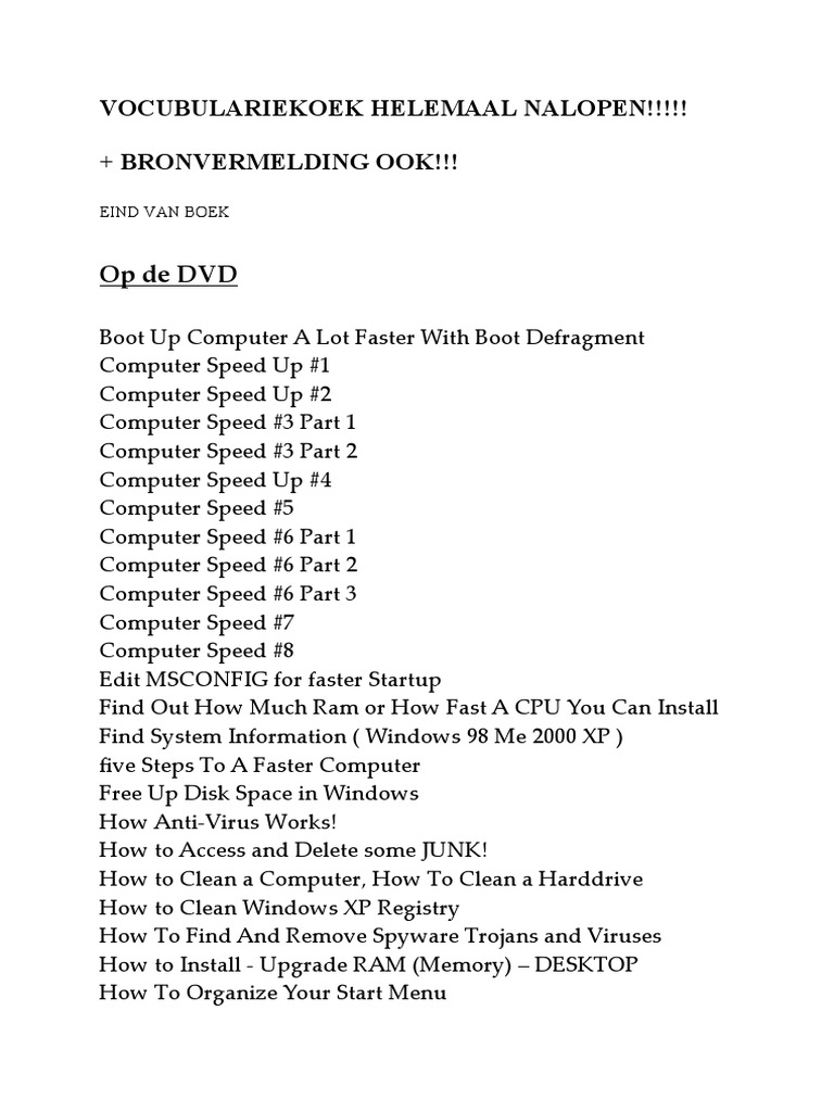 Eind Van Boek | PDF | Computing | Microsoft Windows