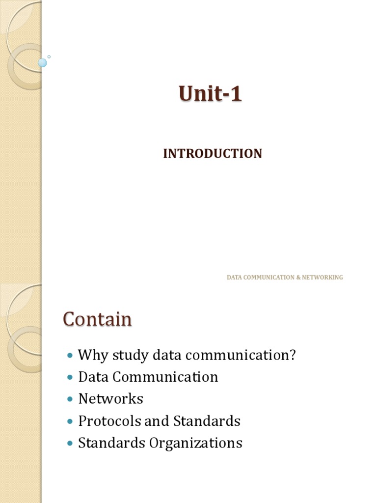 DCN Unit 1 | PDF | Duplex (Telecommunications) | Computer Network