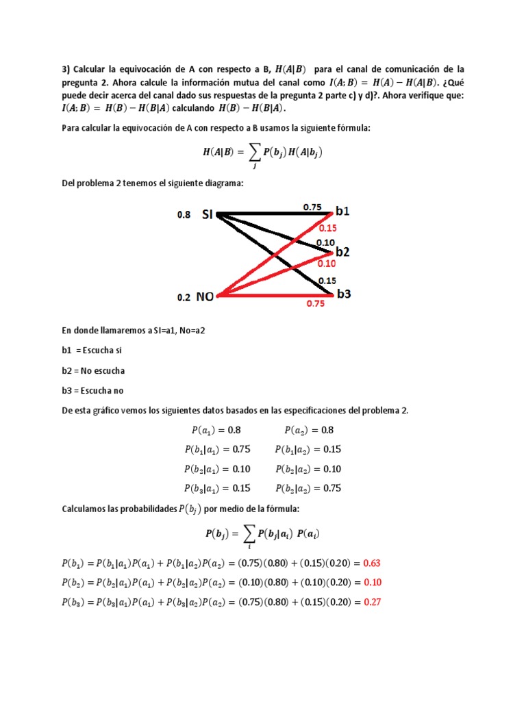 Ejercicios Daniel Cap2 | PDF | Entropía | Telecomunicaciones