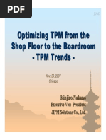 Introduction To TPM (Total Productive Maintenance) | PDF