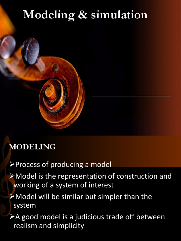 Modeling & Simulation | PDF | Mathematical Model | Computer Simulation