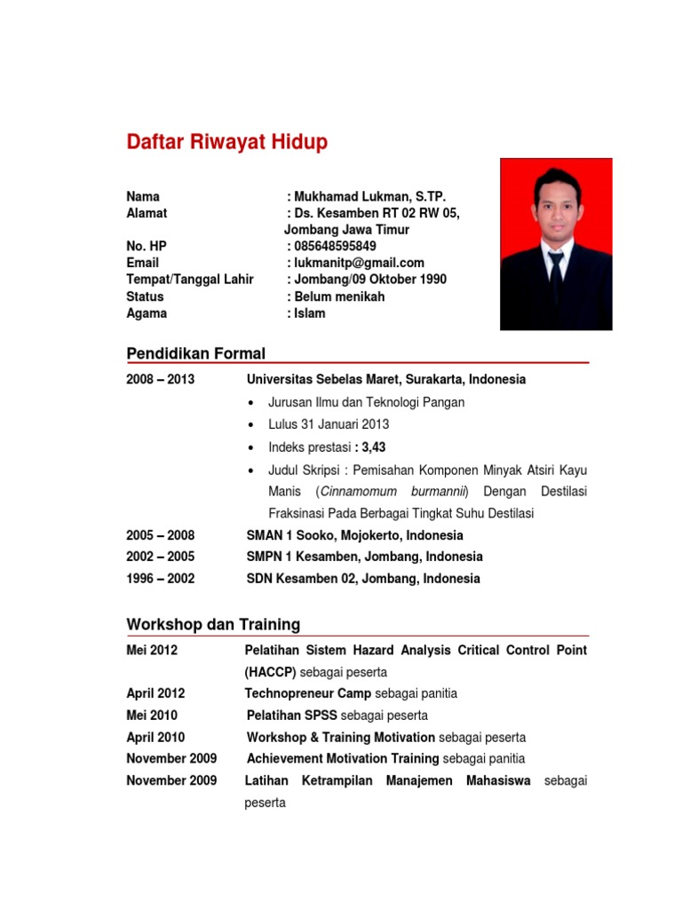 CV Mukhamad Lukman-Indonesia | PDF