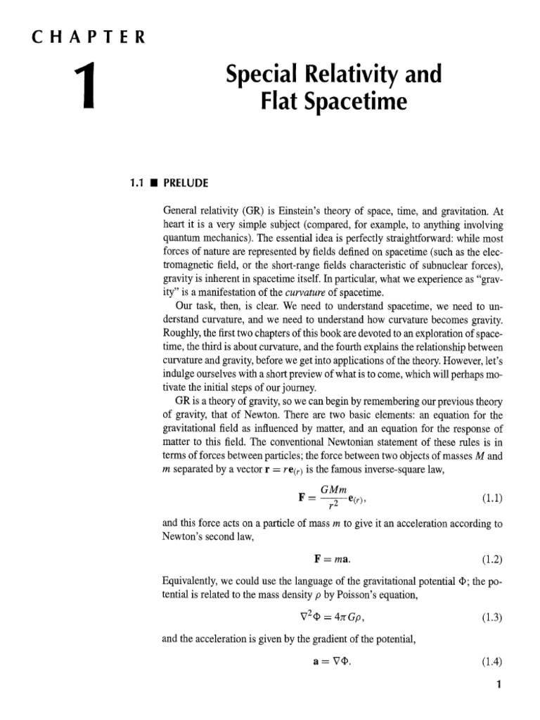 Spacetime and Geometry - Carroll | PDF | Foreign Language Studies