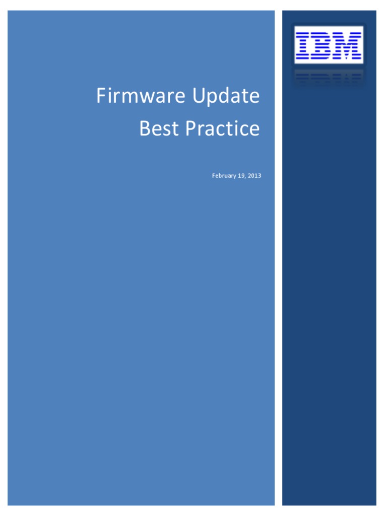 Firmware Update Best Practices For Immv2 Systems | PDF | Booting | System Software