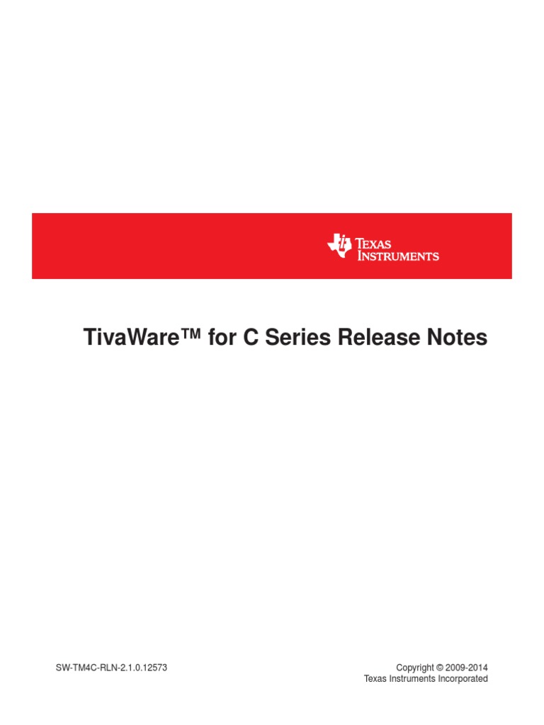 SW-TM4C-RLN-2 1 0 12573 | PDF | Usb | Application Programming Interface