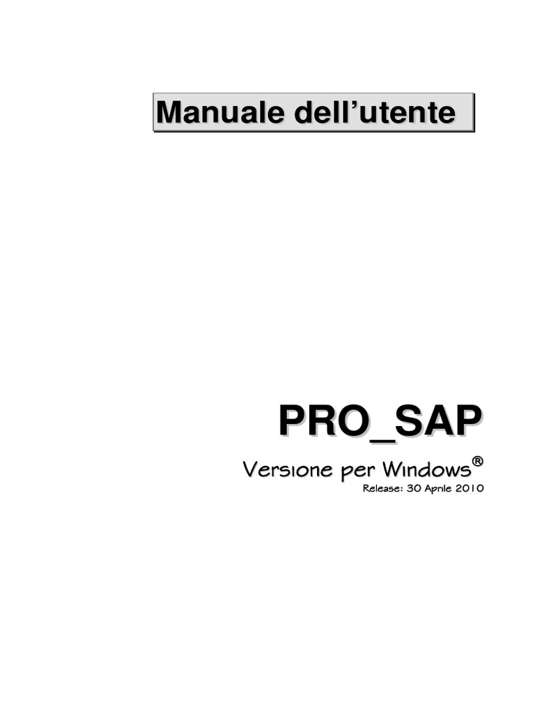 Pro Sap | PDF