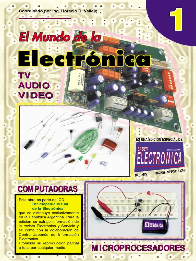 El Mundo de La Electronica | PDF | Electricidad | Batería (electricidad)