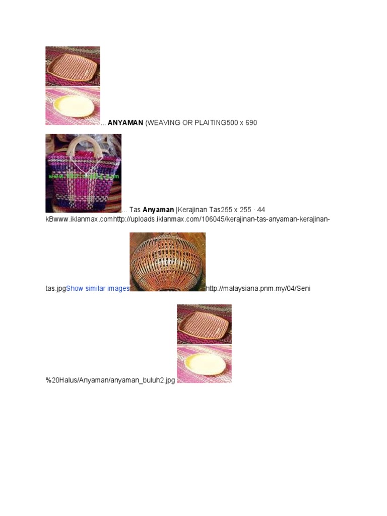 Anyaman Craft in Brunei | PDF