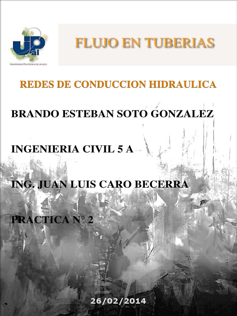 Practica Flujo en Tuberias (Con Anexo de Nikuradse) | PDF | Mecánica de ...