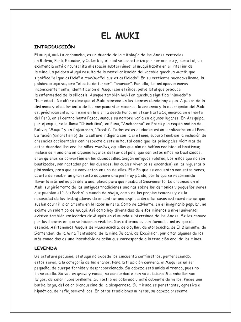 El Muki | PDF | Minerales