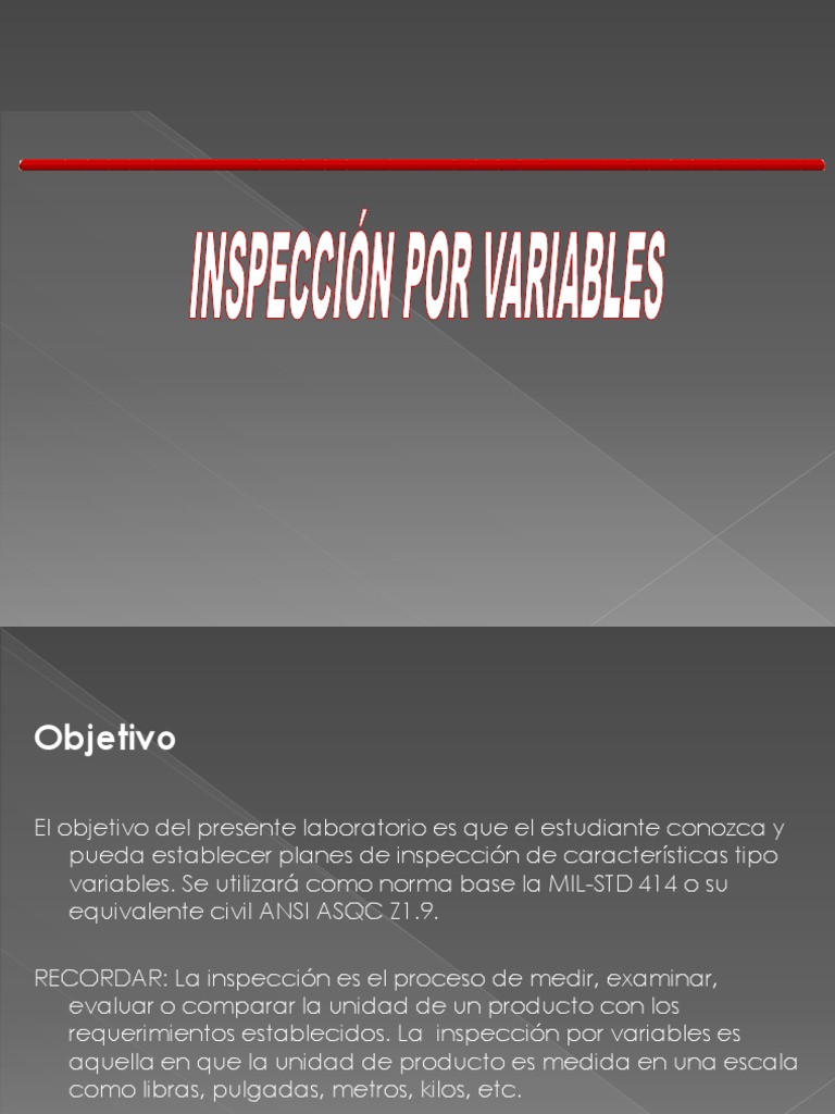 Lab Mil STD 414 Ansi Asq z1 9 | Descargar gratis PDF | Muestreo ...