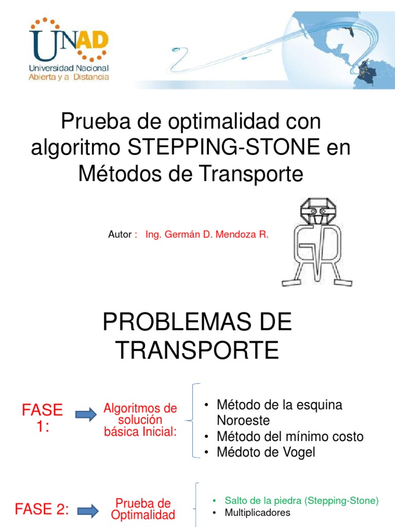 Algoritmo STEPPING STONE Final | PDF | Algoritmos | Matemáticas Aplicadas