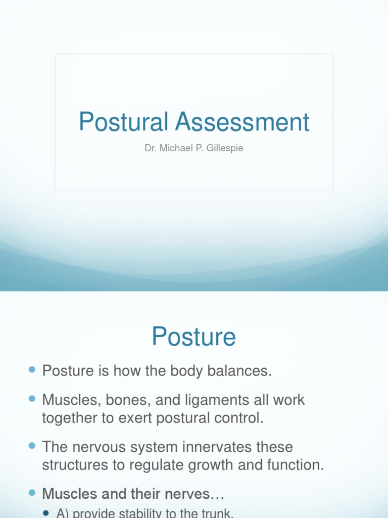 Postural Assessment | PDF | Anatomical Terms Of Motion | Anatomical ...