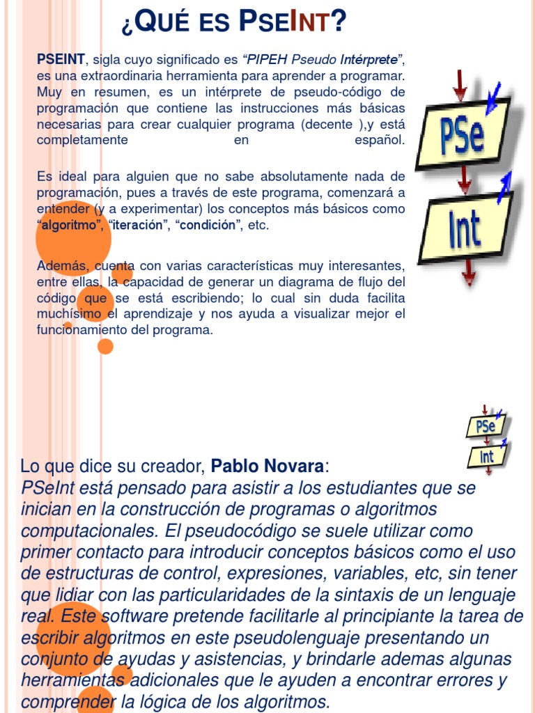Qué Es PseInt | PDF