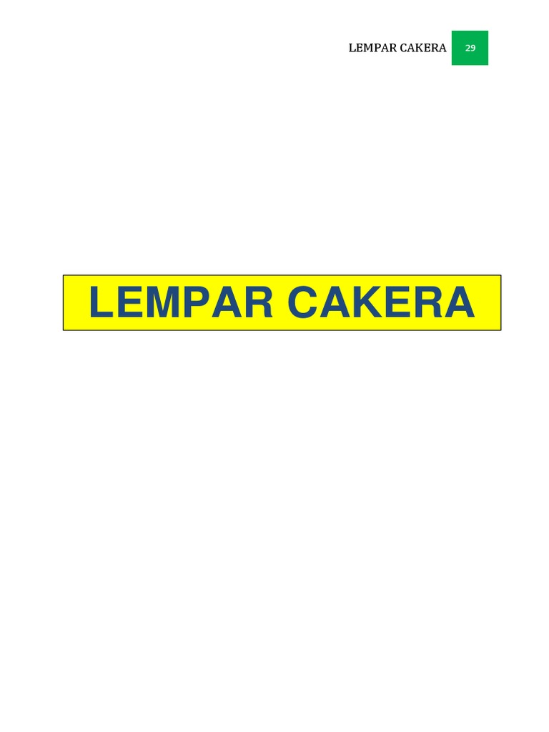 Lempar Cakera | PDF