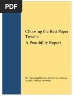 Paper Towel Absorbency Experiment | PDF