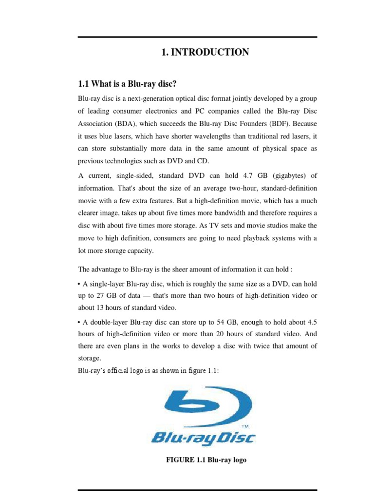 Blu-Ray Technology | PDF | Blu Ray | Dvd