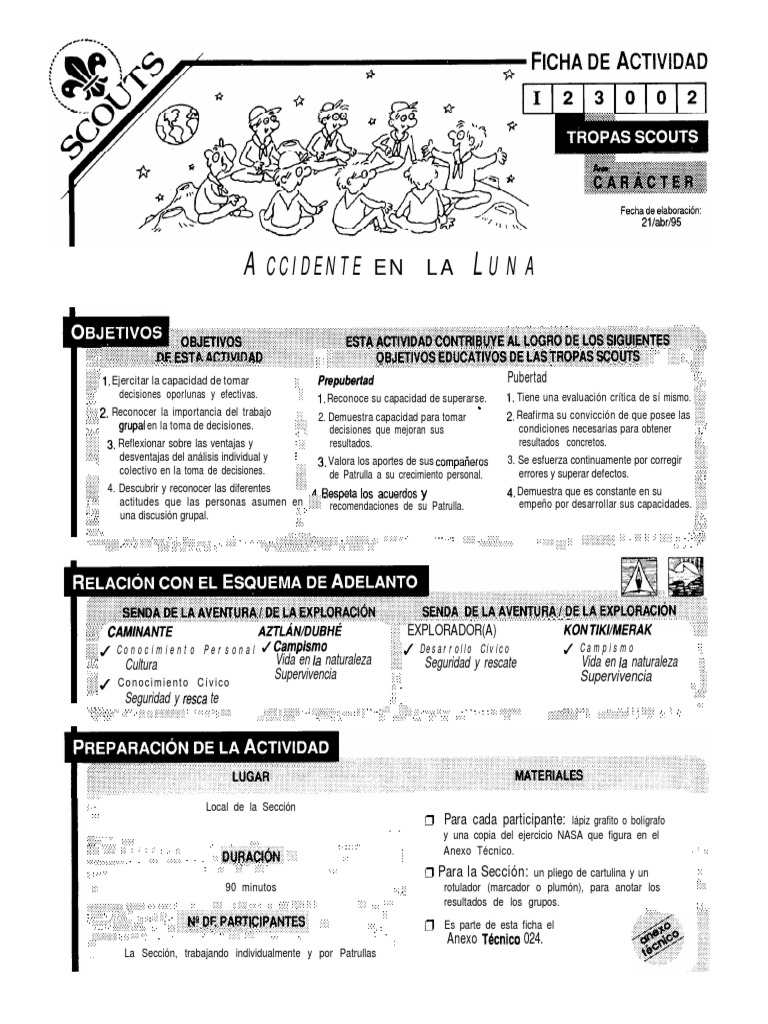 Alunizaje y Toma de Decisiones | PDF | Evaluación | Toma de decisiones