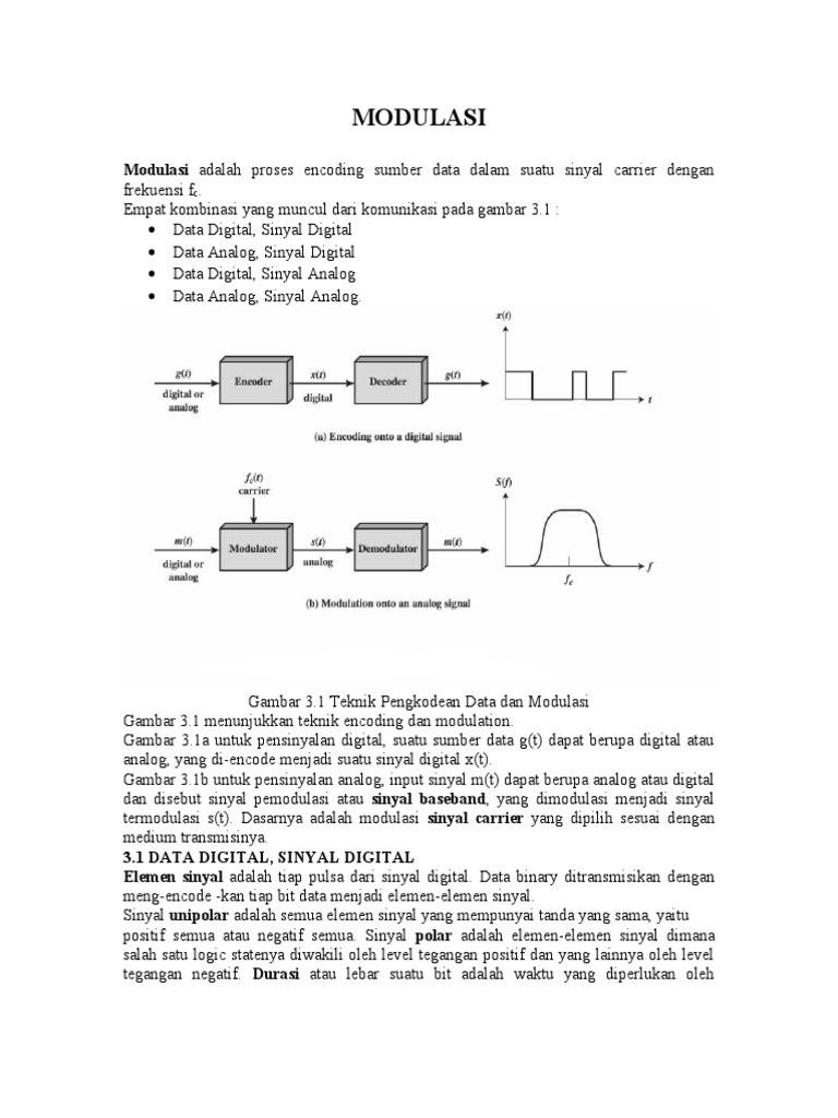 Modulasi | PDF | Teknologi & Rekayasa
