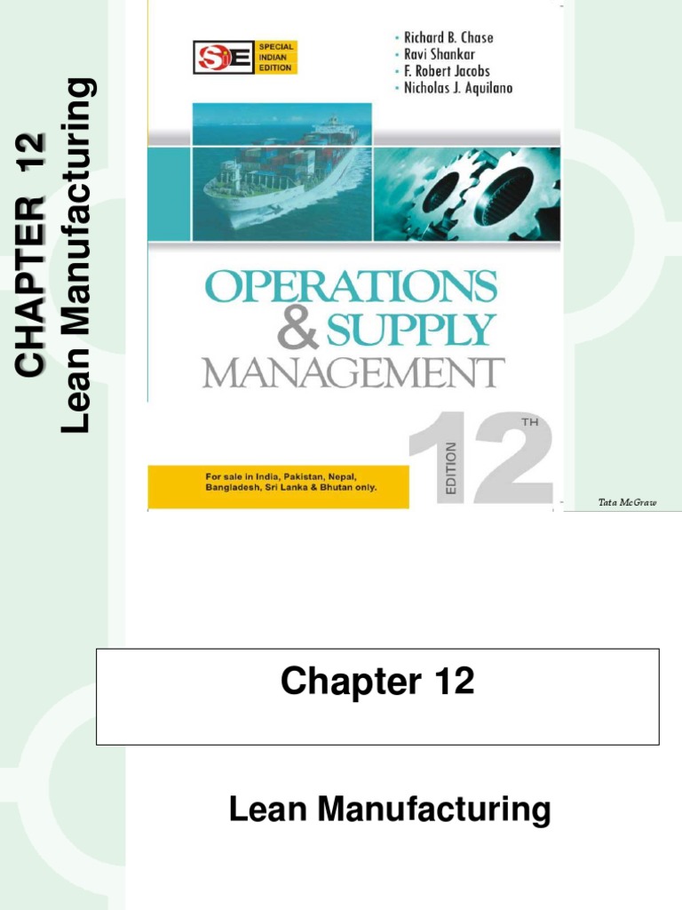 Lean Manufacturing: Operations Management | PDF | Lean Manufacturing ...