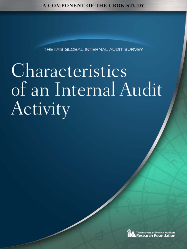 Institute of Internal Auditors Research Foundation | PDF | Internal ...