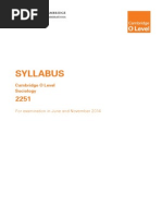 2025 2027 Syllabus | PDF | Sociology | Family