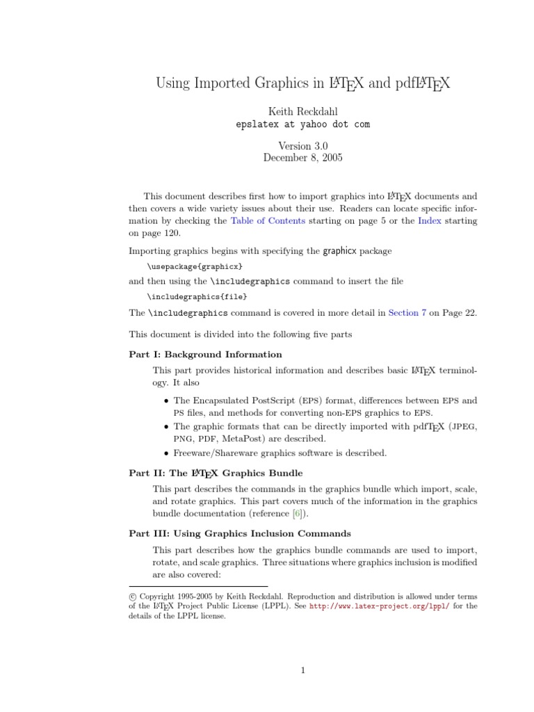 Latex Graphics | PDF | File Format | Computer File Formats