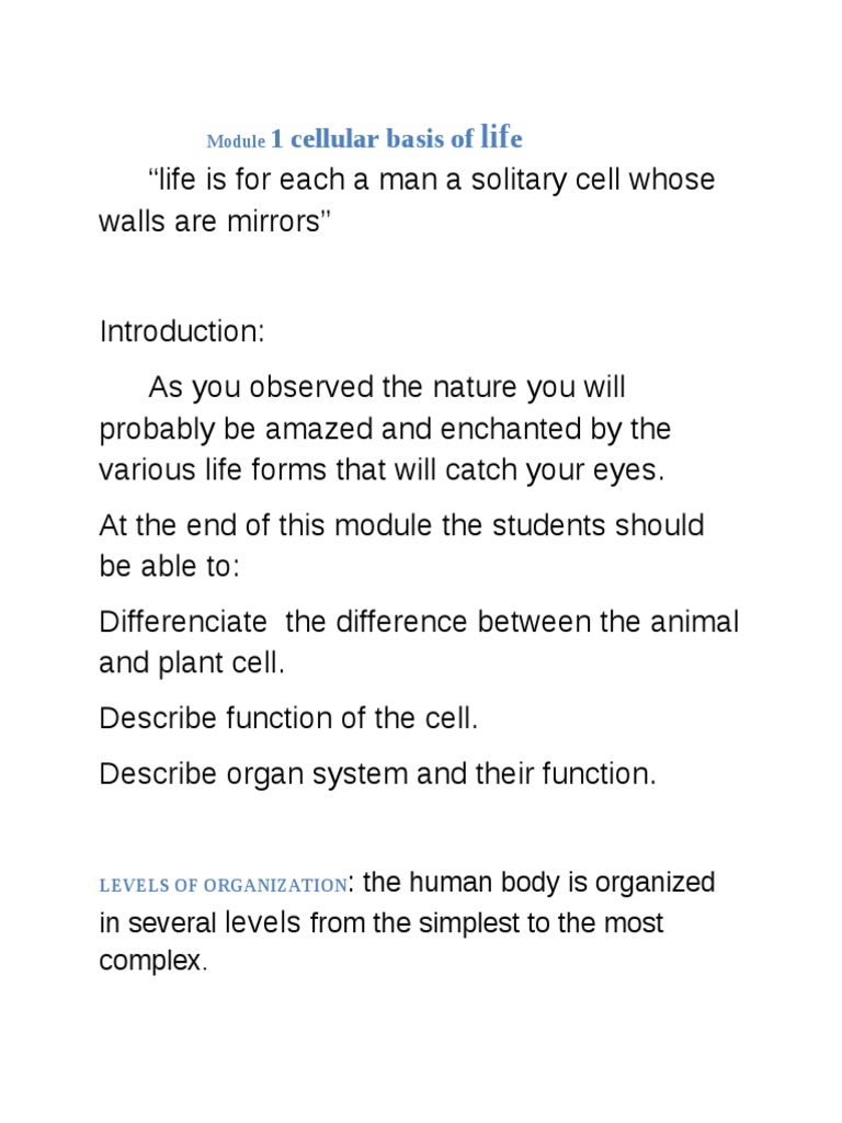 Understanding Cell Structure and Function | PDF | Blood | Heart