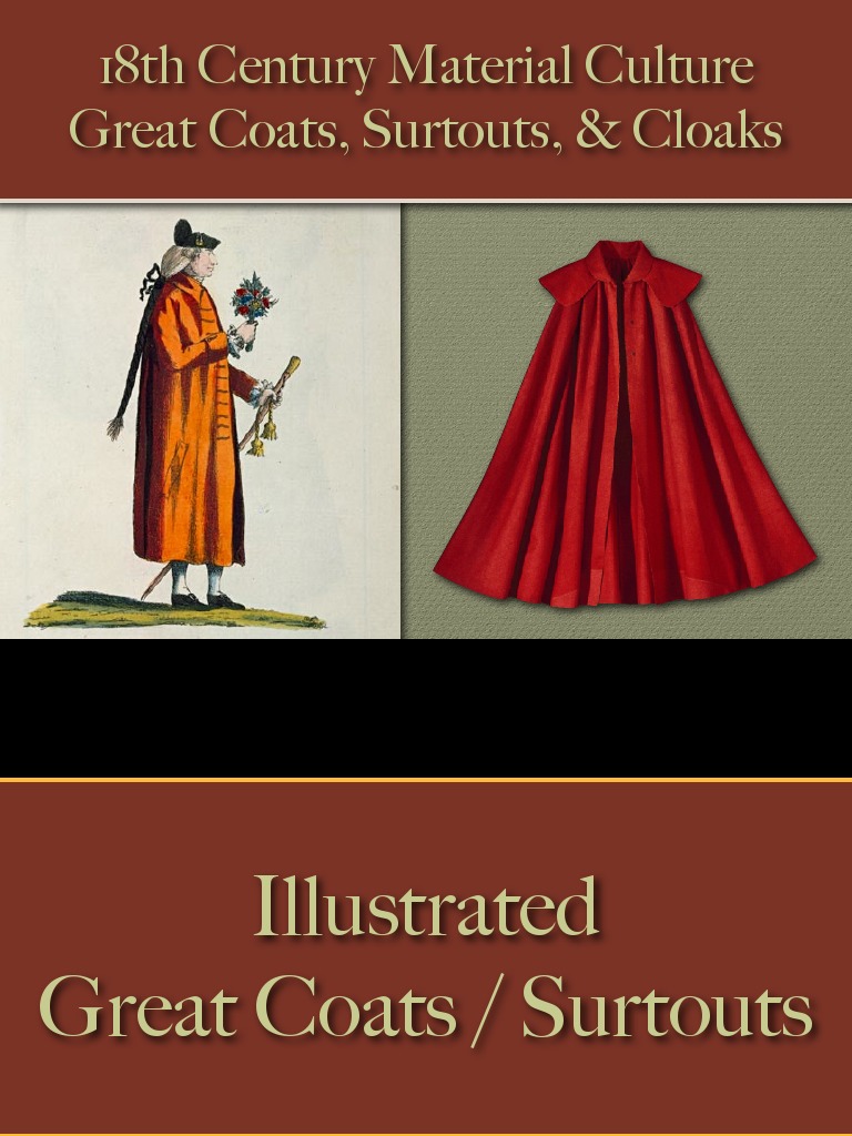 Clothing - Male - Great Coats, Surtouts & Cloaks | PDF | British Museum ...