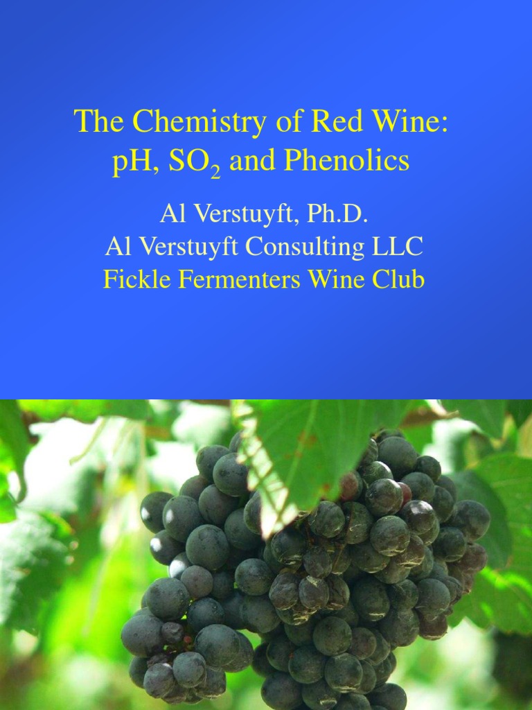 Red Wine Chem NEMC | PDF | Phenolic Content In Wine | Wine