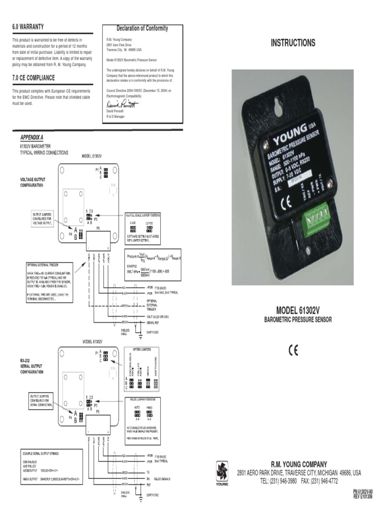 RM Young 61302 Manual | PDF | Computer Hardware | Telecommunications