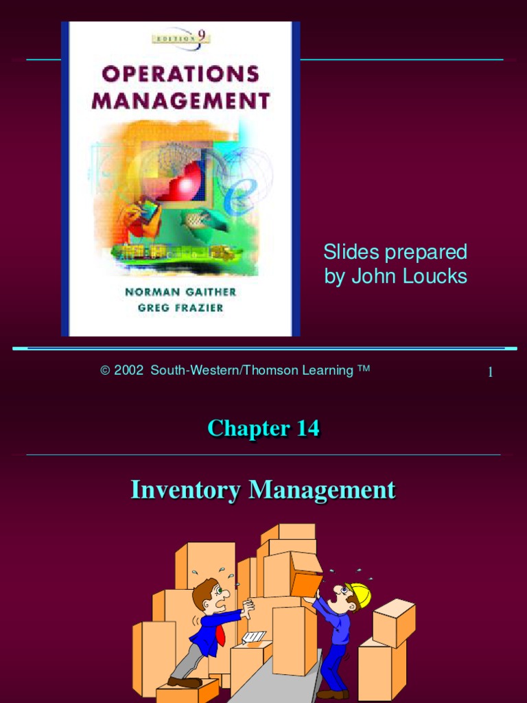 Operations Management | PDF | Inventory | Probability Distribution