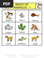 Bingo de Plantas Pictos | PDF