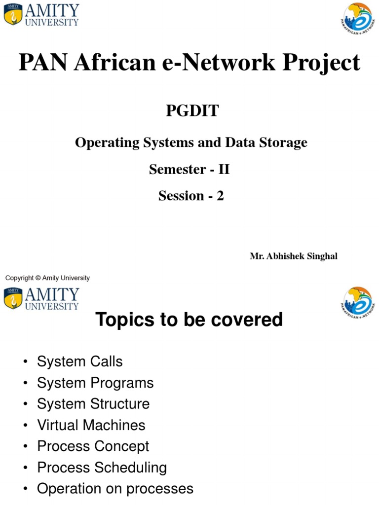 Operating System & Data Storage Lec 2 | PDF | Scheduling (Computing) | Process (Computing)