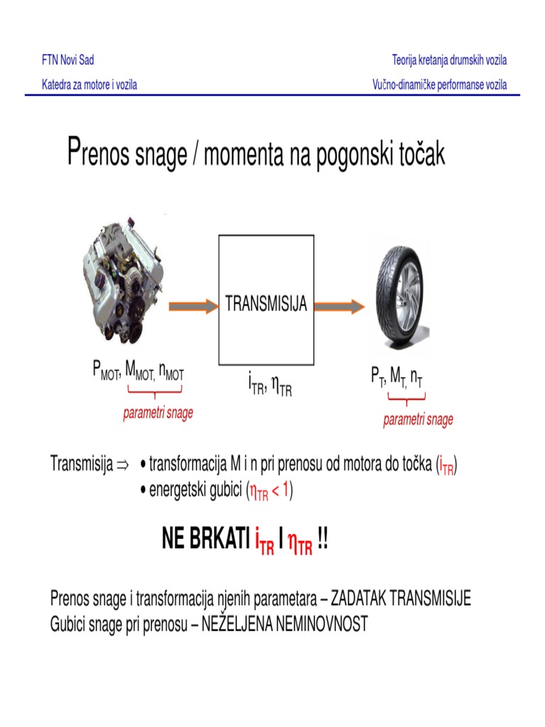 Transmisija Vozila | PDF
