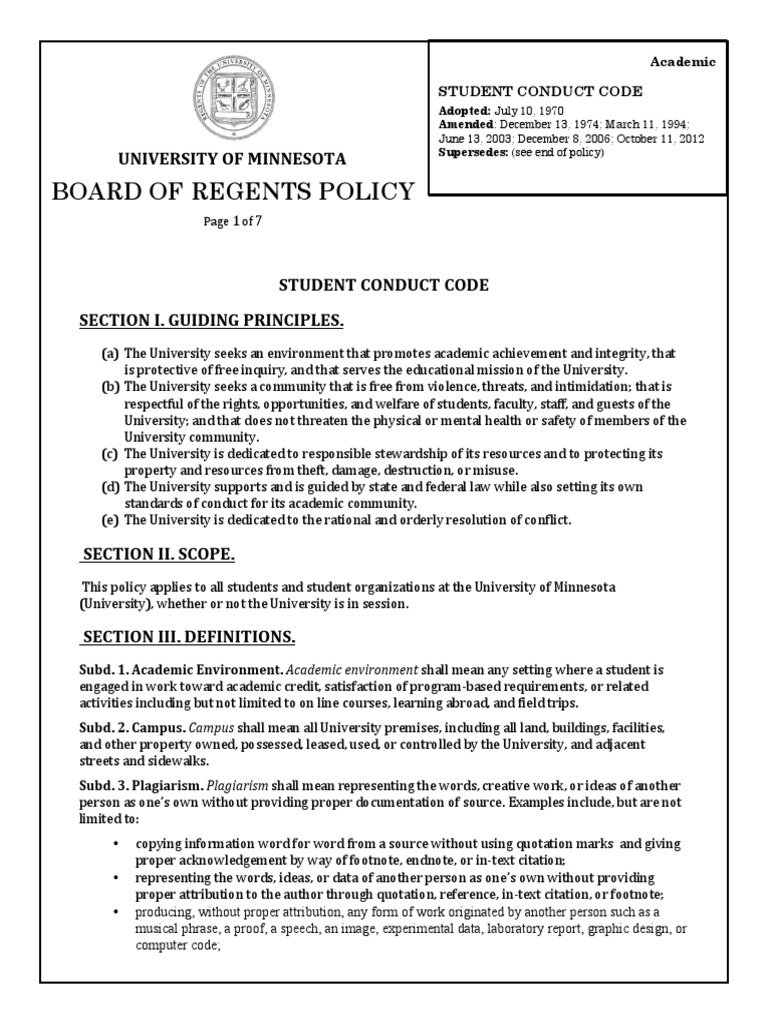 Student Conduct Code | PDF | Appeal | Students