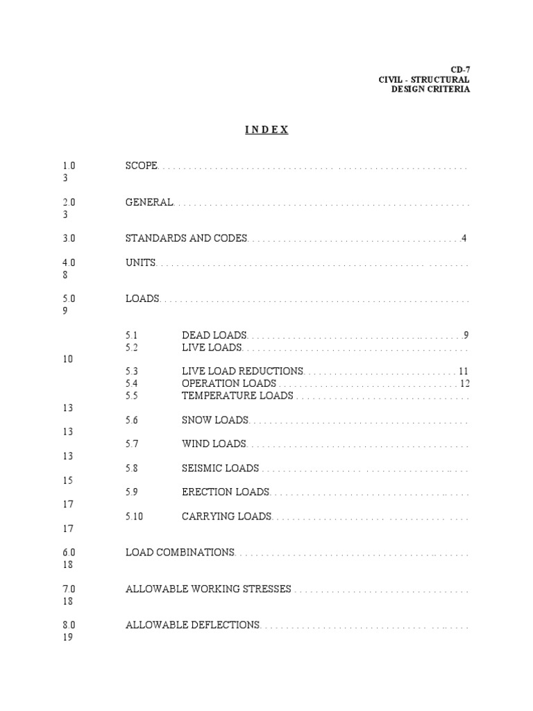 CD7 00i | PDF | Structural Load | Specification (Technical Standard)
