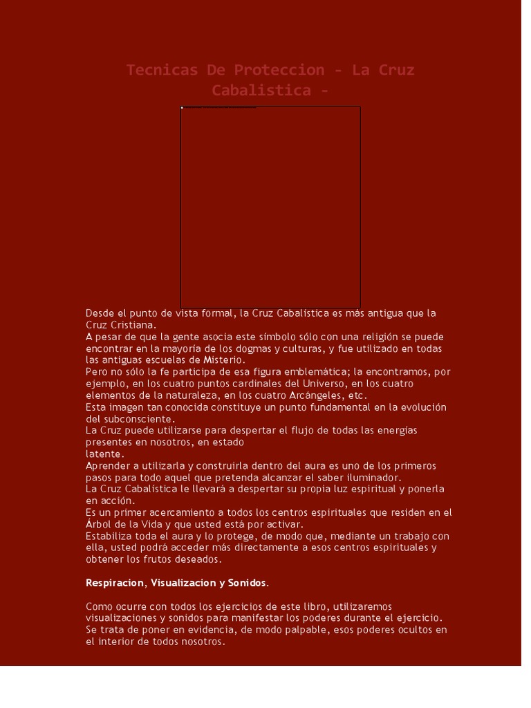 La Cruz Cabalistica | PDF | Ligero | Universo